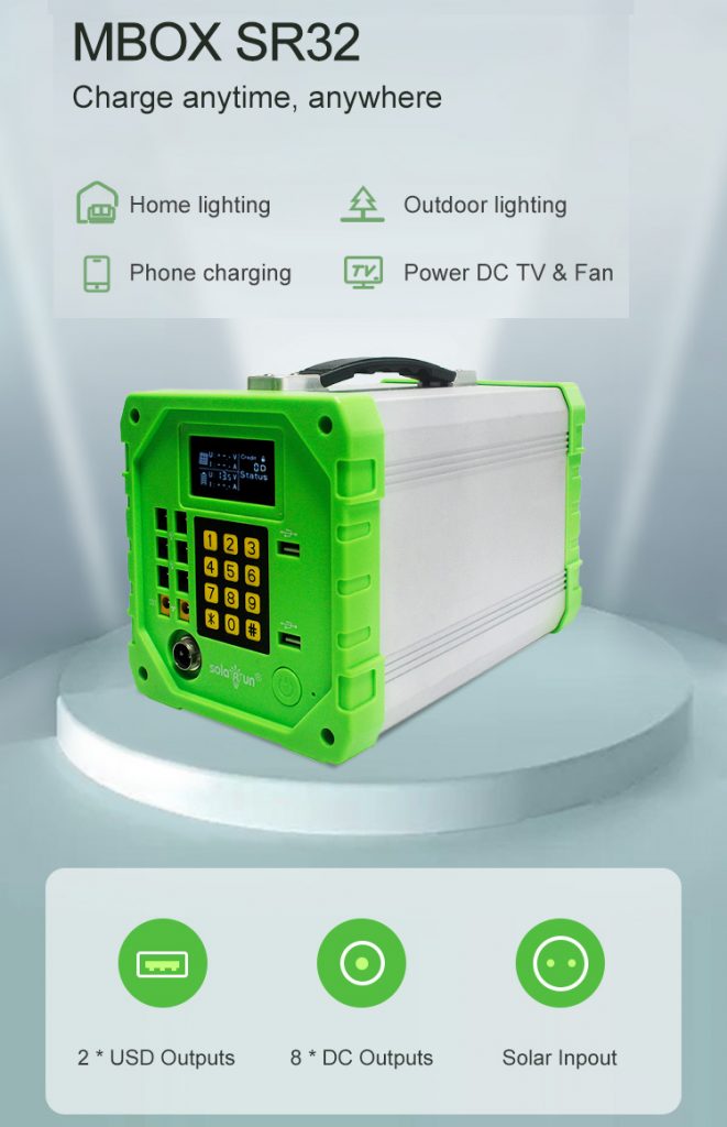 Mbox Home Solar Energy Power System with Pay As You Go Function | One ...